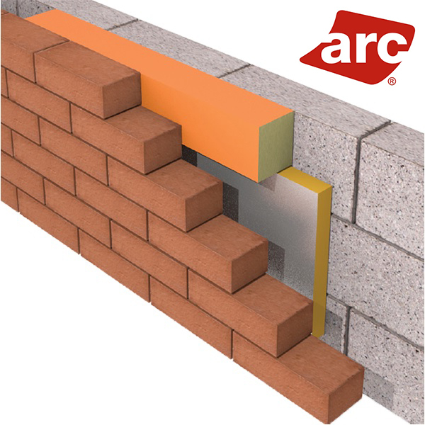 ARC Cavity Stop Sock 100mm Cavity Fire Barrier 120 x 100 x 1200mm ...