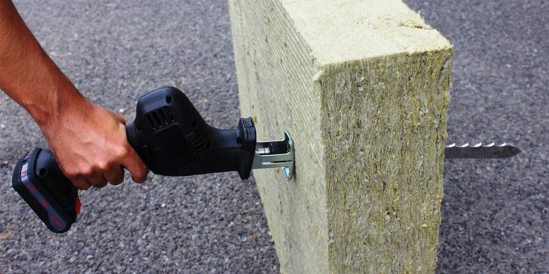 EDMA Mineral Wool Insulation Cutter Cordless Electric Saw | Insulation ...