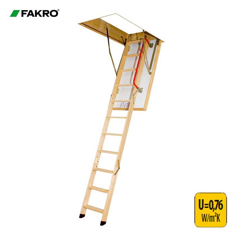 Fakro LTK Thermo Energy Efficient Loft Ladder - 70cm x 120cm x 2.8m ...