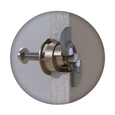 Grip It 20mm Brown Plasterboard Fixings 185kg Max Load - Pack of 4 ...