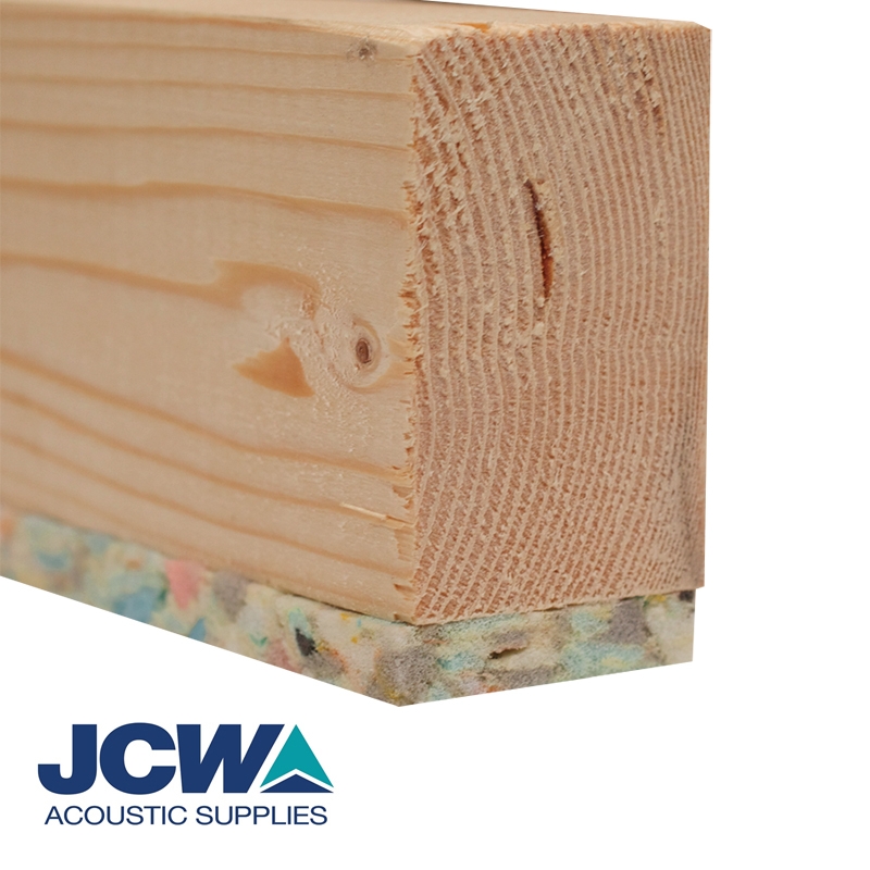 JCW Acoustic Batten 80T for Timber Floors - 80mm x 42mm x 1.8m Length ...