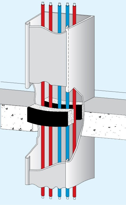 ROCKWOOL Multi-Cable Firestop 25 x 60 x 1000mm | Insulation Superstore