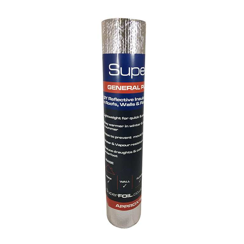 SuperFOIL General Purpose Wrap Multifoil Insulation - 1m x 7m Roll ...