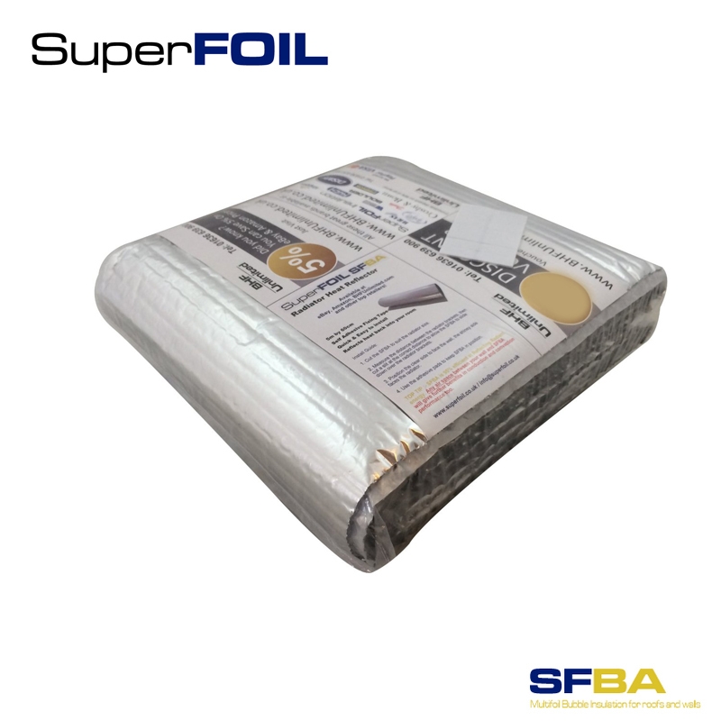 Superfoil RadPack Heat Reflective Radiator Foil Insulation - 5m x 60cm ...
